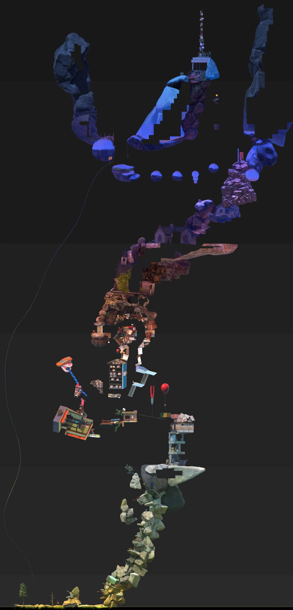 Getting Over It: Complete Map « HDG