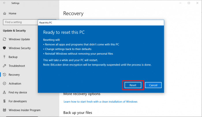How to factory reset Windows 7, 8 and 10 « Windows Guides