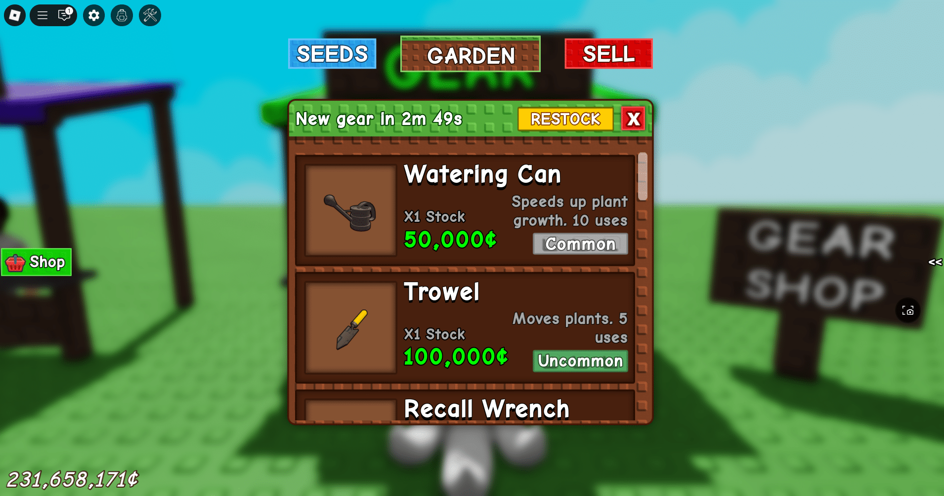 Grow A Garden - How To Get Gear & Where to Find it? - Roblox « HDG