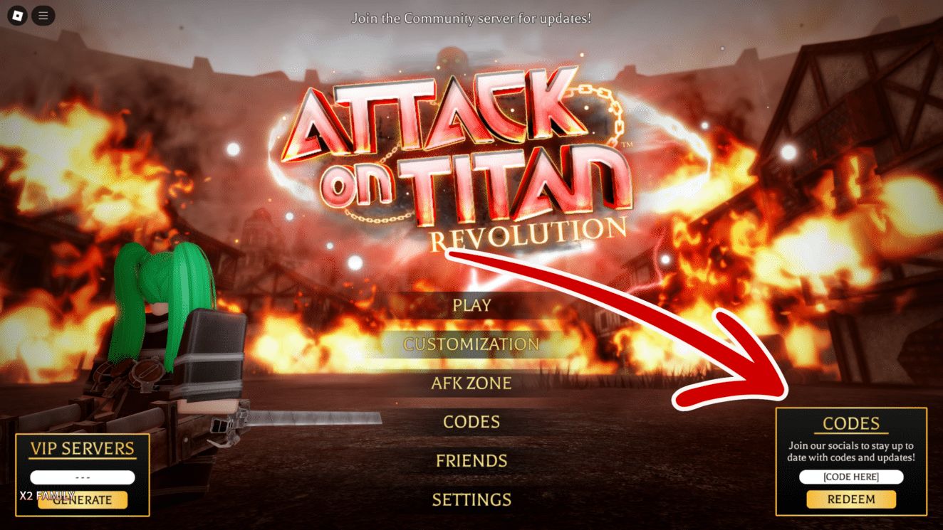 Attack on Titan Revolution (AOTR) New codes - Roblox « HDG